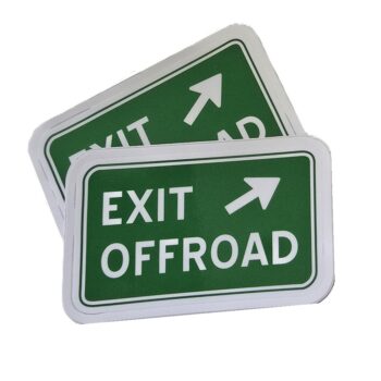 Exit Offroad Stickers - Pair - Exit Offroad